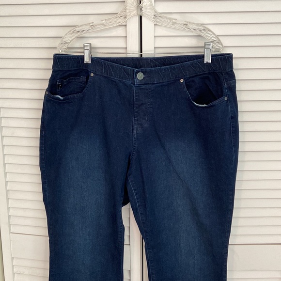 Belle by Kim Gravel | Jeans | Belle By Kim Gravel Petite Denim Tripleluxe Boot Cut Jean 8p Dark ...